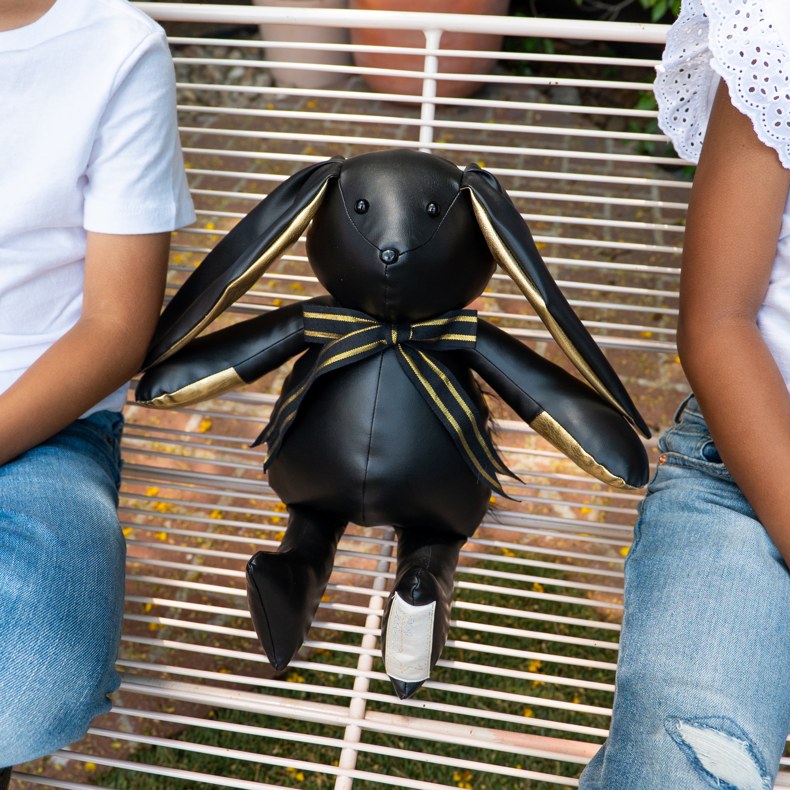 A Leading Role Small Black Bunny Plush